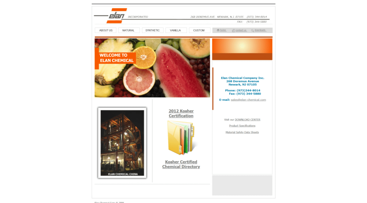 Elan Chemical Company - CP Communications